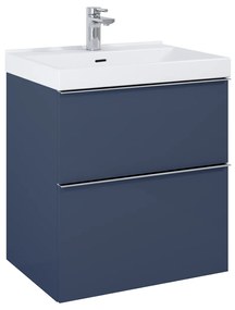 Elita Look, skříňka pod umyvadlo 60x45x64 mm 2S PDW, modrá matná, ELT-168573