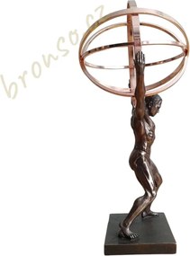 Atlas s globem – dekorativní soška řeckého titána Veronese WU76696A4