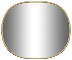 Nástěnné zrcadlo zlaté 30 x 25 cm - Default Title