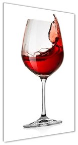 Wallmuralia Vertikální Foto obraz sklo tvrzené Červené víno 50x100