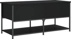 vidaXL Úložná lavice 100 x 42,5 x 47 cm kompozitní dřevo [839023] Barva: Černá