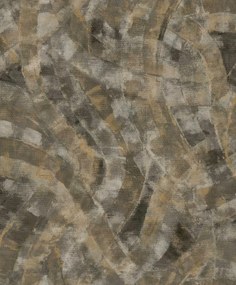 Hnědá vliesová tapeta na zeď, geometrický vzor, 24479, Textum, Cristiana Masi by Parato