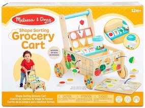 Dětský nákupní košík melissa & doug nákupní vozík s příslušenstvím