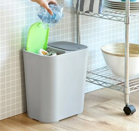 Dvojitý odpadkový koš na tříděný odpad Bincle - InnovaGoods