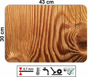 PokojovaDekorace.cz, Prostírání - 110, Suky ve dřevě, 43x30cm