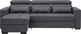 XXXLutz ROHOVÁ SEDAČKA, textil, barvy grafitu Carryhome - Sedací soupravy - 000812006303