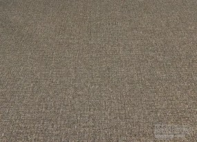 Breno Metrážový koberec DURBAN 43, šíře 400 cm, Hnědá
