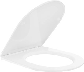 Mexen Mexen, slim WC sedátko s pomalým zavíráním, duroplast, bílá lesklá, 39224000