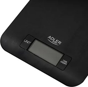 Adler AD 3183b černá / Kuchyňská váha / Přesnost 1 g / Maximálně 5 kg