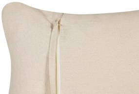 Bavlněný polštář se vzorem 45 x 45 cm vícebarevný DICLIPTERA Beliani