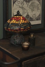 Stolní lampa Tiffany - Ø 22*21 cm 1x E14 / Max 40W