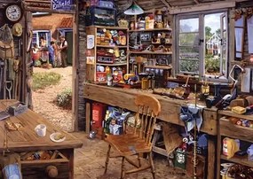 RAVENSBURGER Puzzle Tátova dílna XXL / 500 dílků / velké díly