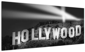 Nápis Hollywood - obraz (100x40cm)