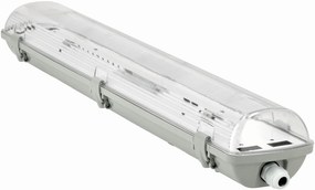 BERGE Svítidlo pro LED trubice T8 - TRU031 - 2x60cm - IP65