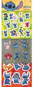JIRI MODELS Samolepky Lilo a Stitch / 3 archy / klasické, foliové, třp