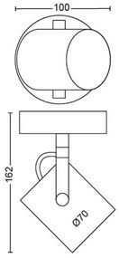 Philips - LED Bodové svítidlo SCENE SWITCH BYRE LED/4,3W/230V 2200/2500/2700K