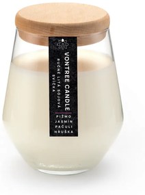 Sójová vonná svíčka VONTREE CANDLE | | Black Opium | 400 ml Typ víčka: Dřevěné víčko