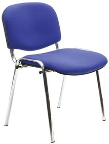 Konferenční židle Iso chrom čalouněná Alba Barva: černá