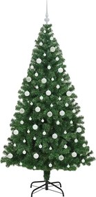 Umělý vánoční stromeček Zelená 210 cm PVC, ocel a plast 3396925