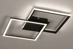 Stropní stmívatelné LED svítidlo do obýváku Canetra Black 420