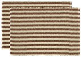 Prostírání v sadě 2 ks s příměsí juty 33x48 cm Statement Stripe – Södahl