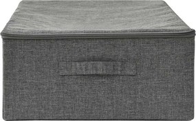 Úložný box textil 70 x 40 x 18 cm antracitový 332903