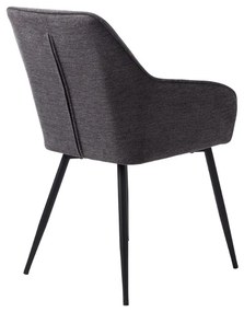 Designová židle Jadwiga II tmavě šedá