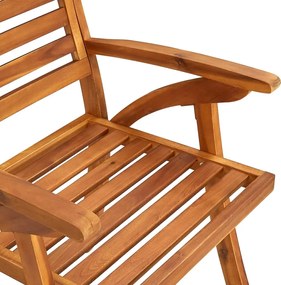 vidaXL Zahradní židle 3 ks masivní akáciové dřevo [310630]