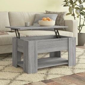 vidaXL Konferenční stolek šedý sonoma 79 x 49 x 41 cm kompozitní dřevo