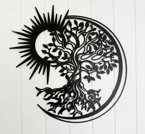 dřevo života Dřevěný obraz stromu JASNOSTI - II. jakost Zvolte rozměr (cm): 60x60, Zvolte barvu dekoru: Wenge