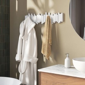 Bílý plastový nástěnný věšák 72 cm Sticks – Umbra