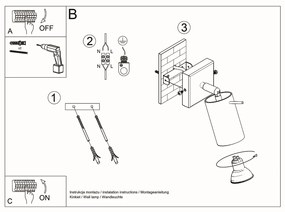 Bodové svítidlo Berg, 1x dřevěné stínítko, (možnost polohování)