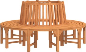 Lavice kolem stromu Ø 208 cm masivní eukalyptové dřevo 3154103