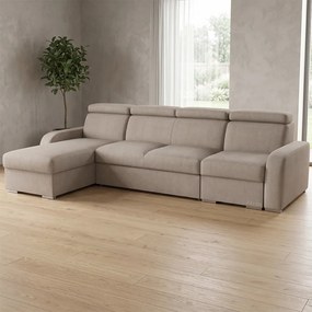 Sedací souprava OSLO L | 170x305 | rozkládací + 2x úložný prostor | VÝBĚR TKANIN