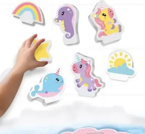 SES CREATIVE Vodolepky Tiny Talents Jednorožci / Vodolepky do vany / 9