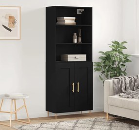 vidaXL Skříň highboard 69,5 x 34 x 180 cm kompozitní dřevo [3189941] Barva: Bílá