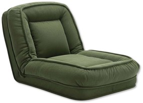 Relaxační polohovací křeslo LAZY SOFA, zelené