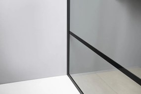 Gelco, CURE BLACK sprchová zástěna 1100 mm, čiré sklo, CB110