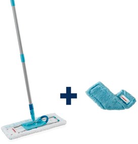 Leifheit Podlahový mop PROFI Micro Duo s kovovou tyčí + náhrada Static Plus 55170