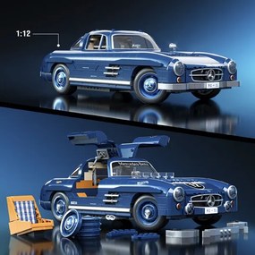 Mattel Brick Shop Hot Wheels Premium series Mercedes-Benz 300SL HWW25 Vícebarevná