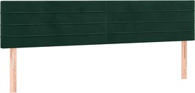 Box spring postel s matrací tmavě zelená 120x190 cm samet 3270478