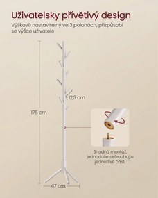 Věšák na oblečení VASAGLE Ross béžový