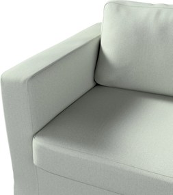 Potah na pohovku IKEA  Karlstad 3-místná, nerozkládací, dlouhý barva modrá látka pletený vzor