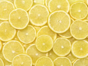 Vícedílný obraz Plátky Citronu Nedostatek Nedostatek Přírodní plátno 160x120