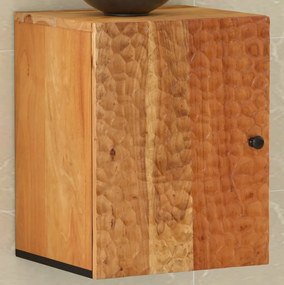 vidaXL Koupelnová nástěnná skříňka 38x33x48 cm masivní mangovník [356875] Barva: Hnědá