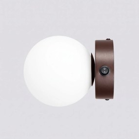 Sollux Lighting Nástěnné svítidlo YOLI 1 hnědé s vypínačem