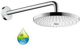 Hansgrohe Raindance Select S - Hlavová sprcha 240 2jet EcoSmart, bílá-chrom 26470400