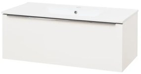 Mereo Mailo, koupelnová skříňka s keramickým umyvadlem 101 cm, bílá - CN517