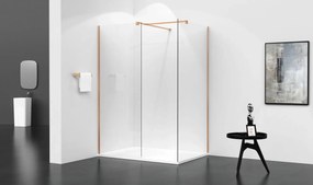 Variabilní sprchová zástěna MEXEN KIOTO 90x200 cm, 8 mm - čiré sklo
