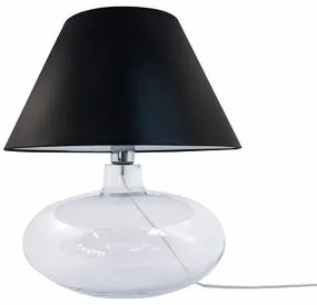 Zuma Line Stolní lampa ADANA TRANSPARENT ⌀ 40 cm, v. 44 cm Barva: Černá